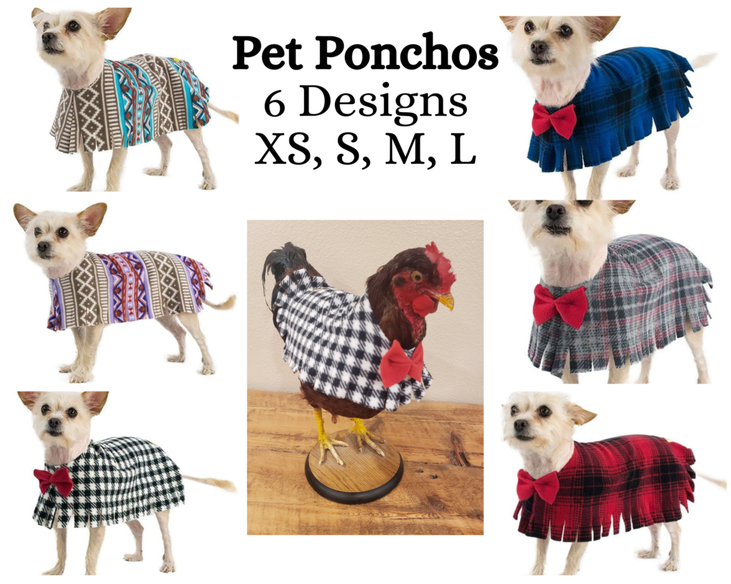 Poocho pet ponchos for dogs, cats, and chickens – Case of 50 – Shop ...